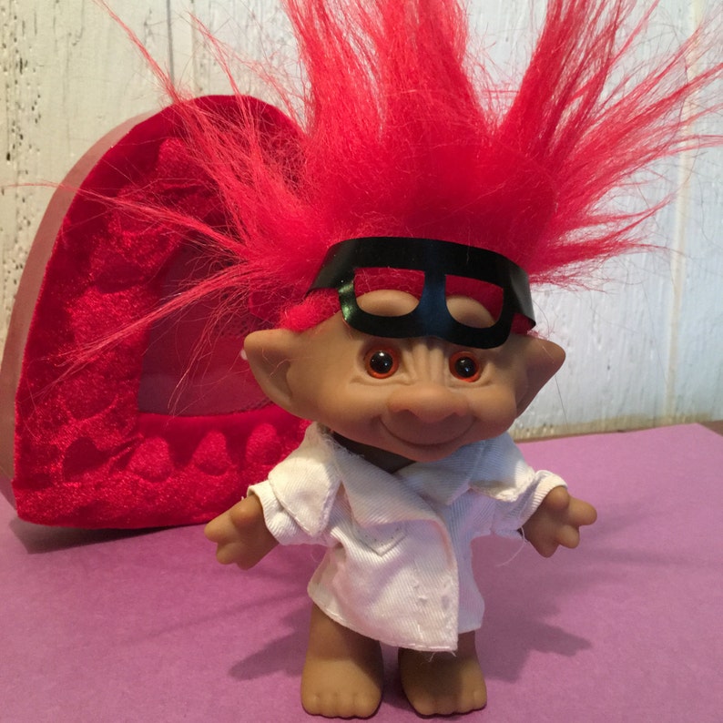 Vintage Red Hair Ace Troll - Etsy
