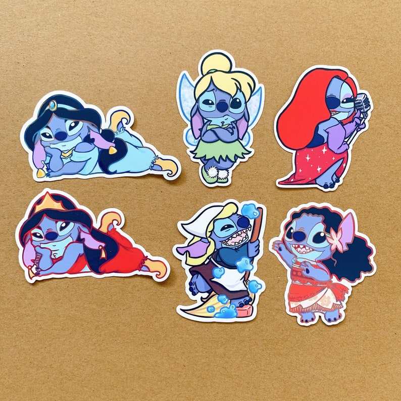Stitch As...stickers set B - Etsy