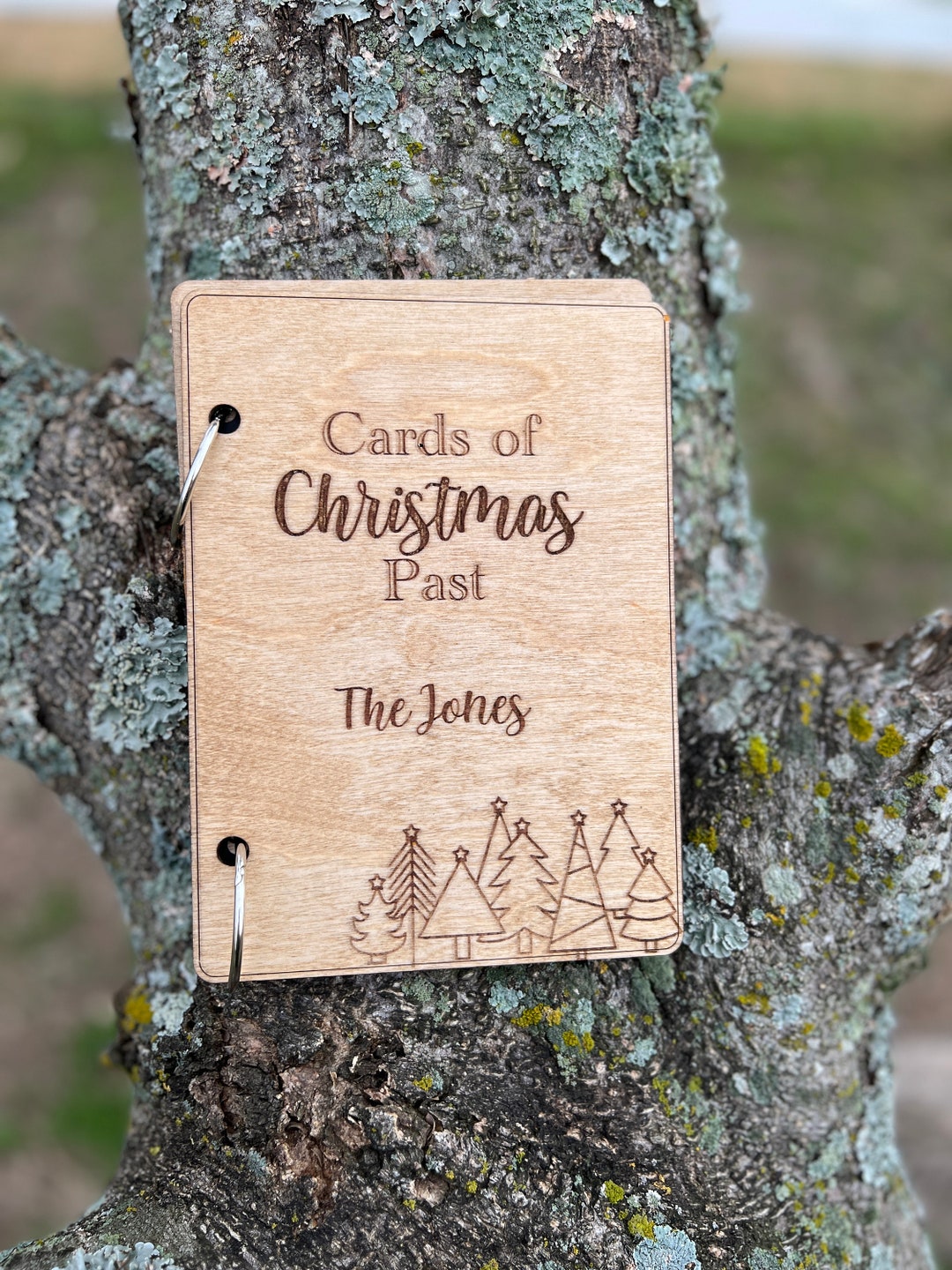 Christmas Card Keeper • Personalized Greeting Card Keeper • Keepsake ...