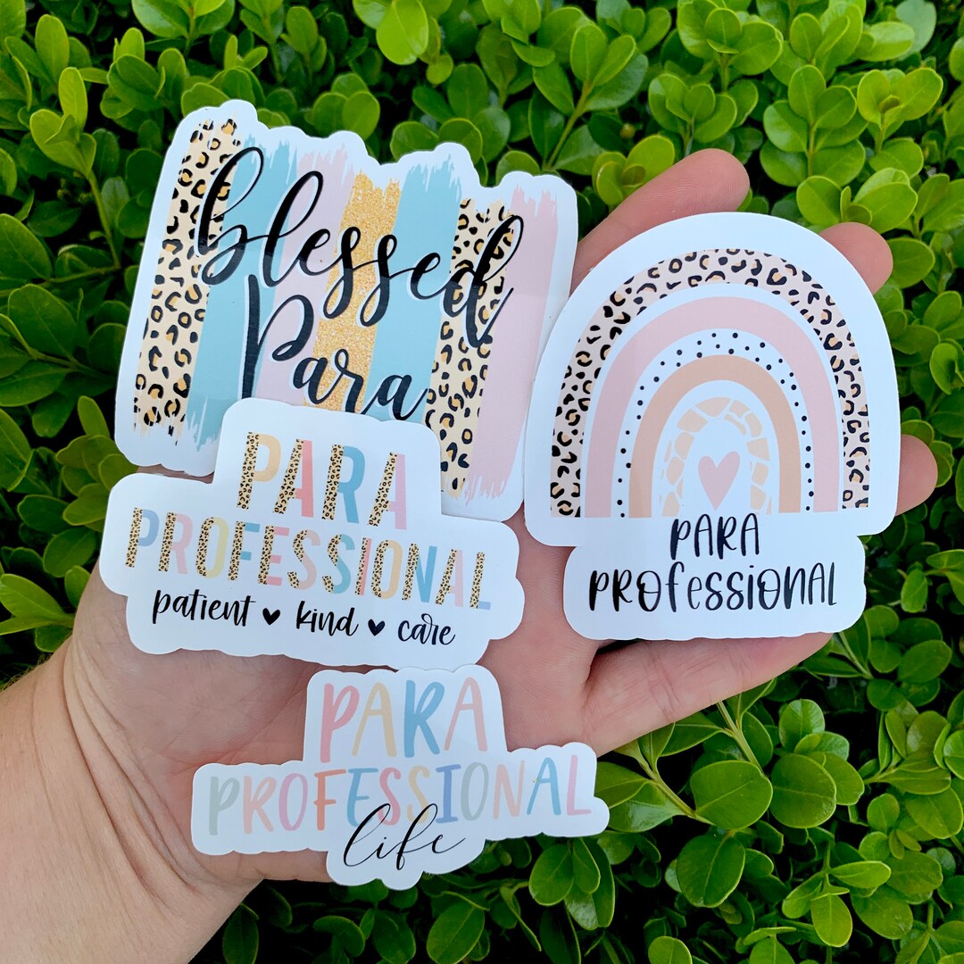 Paraprofessional Stickers Para Professional Sticker Pack Teacher ...