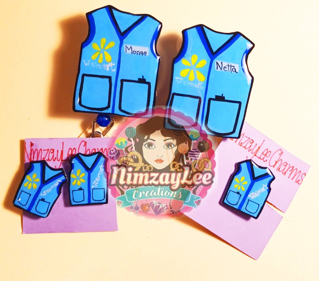 Walmart Badge Reel Holder Personalized - Etsy