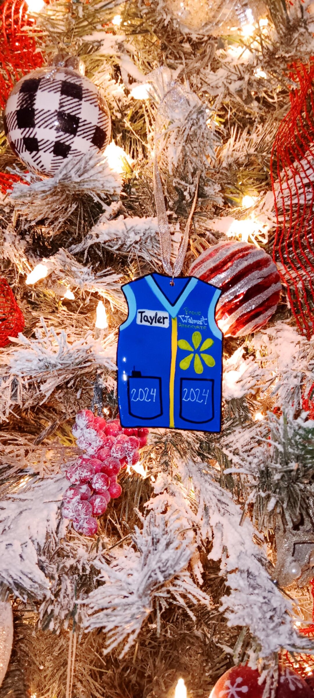 Personalized Walmart Ornaments - Etsy