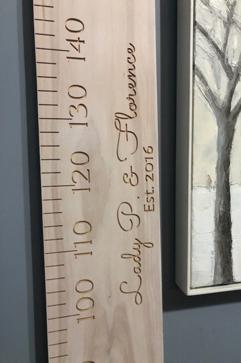 Engraved Ruler Growth Chart. - Etsy