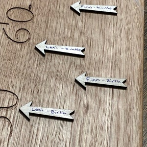 Self Adhesive Height Chart Arrows for Ruler Growth Charts. Milestone ...