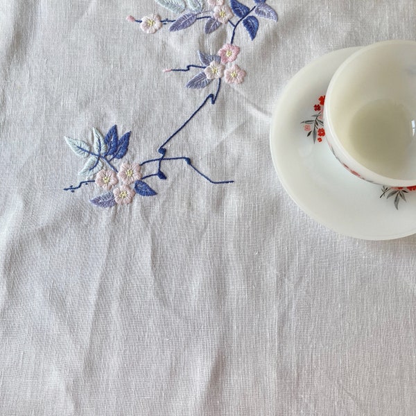 Embroidered Tablecloth - Etsy