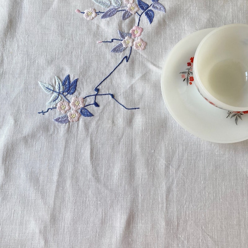 Embroidered Tablecloth - Etsy