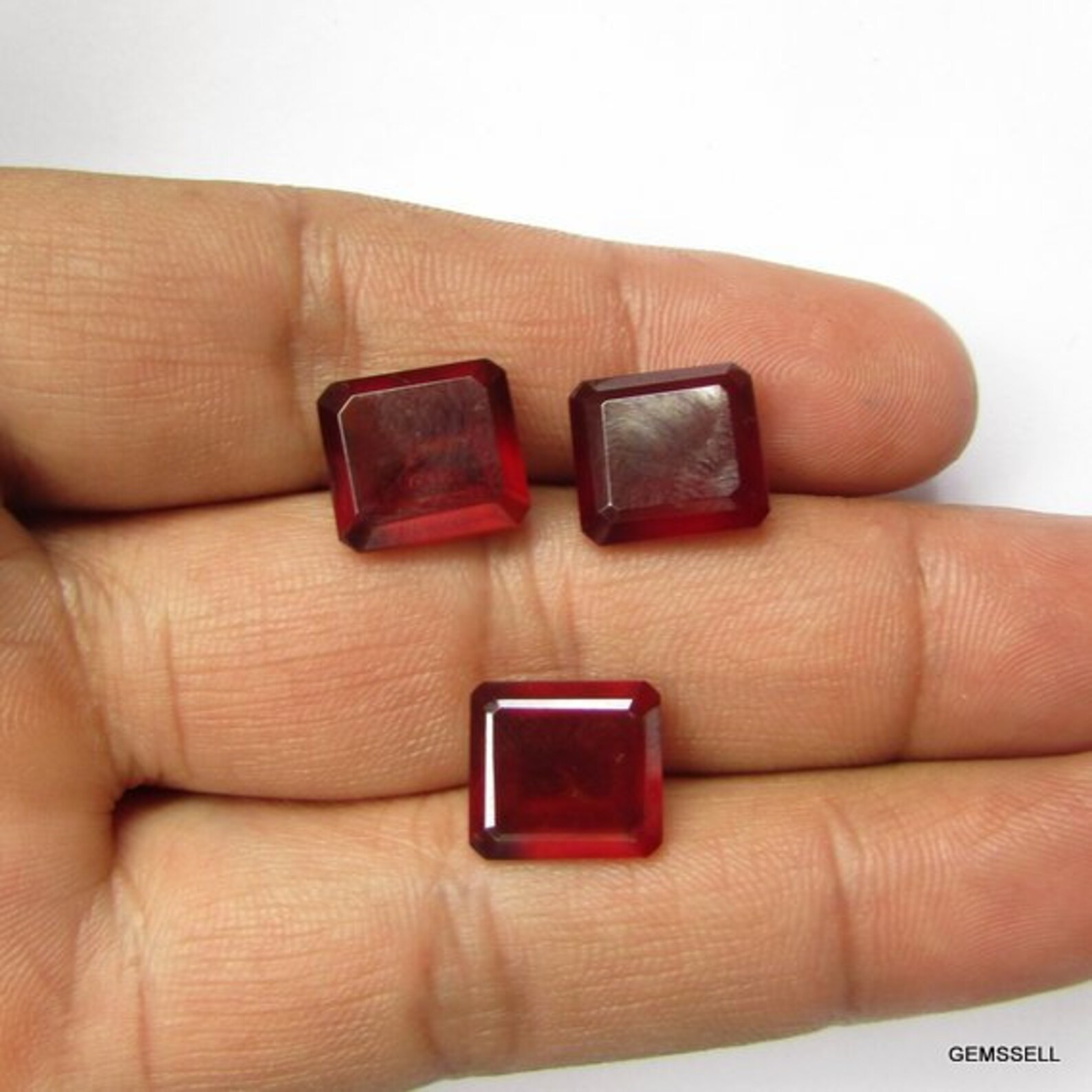 1 pieces 11x12mm Hessonite Garnet Faceted Octagon Gemstone | Etsy