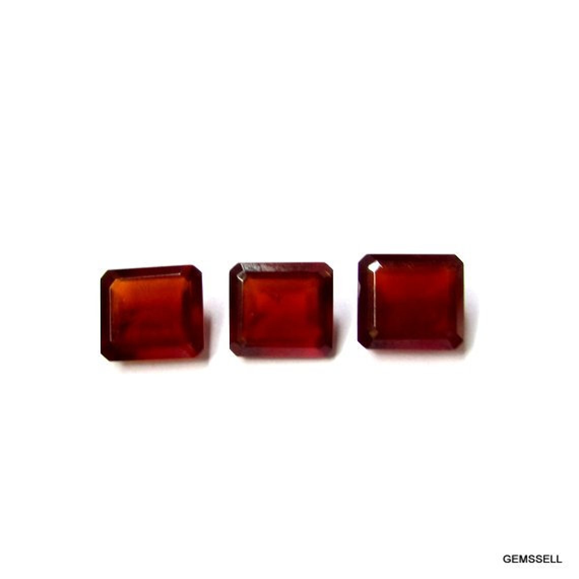 1 Pieces 11x12mm Hessonite Garnet Faceted Octagon Gemstone - Etsy