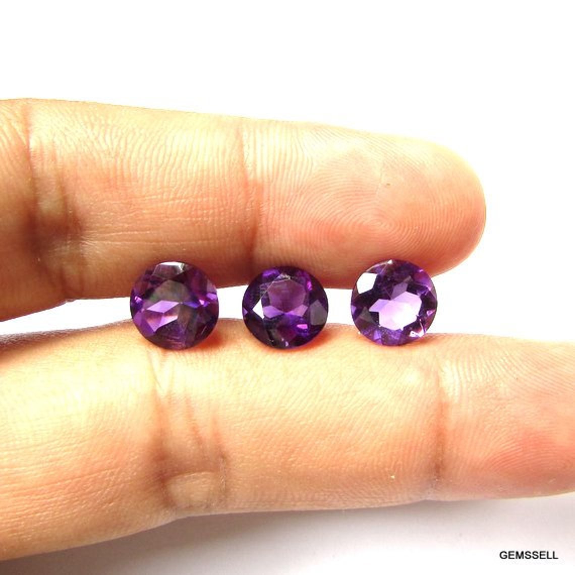 1 pieces 9mm Amethyst Faceted Round Gemstone Amethyst round | Etsy