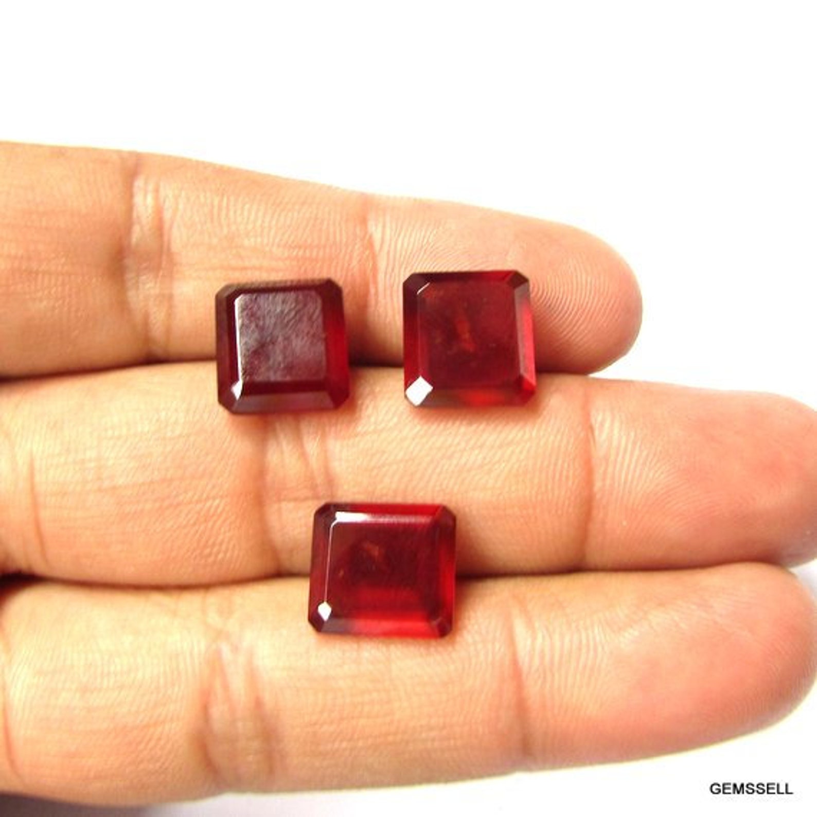 1 Pieces 11x12mm Hessonite Garnet Faceted Octagon Gemstone - Etsy