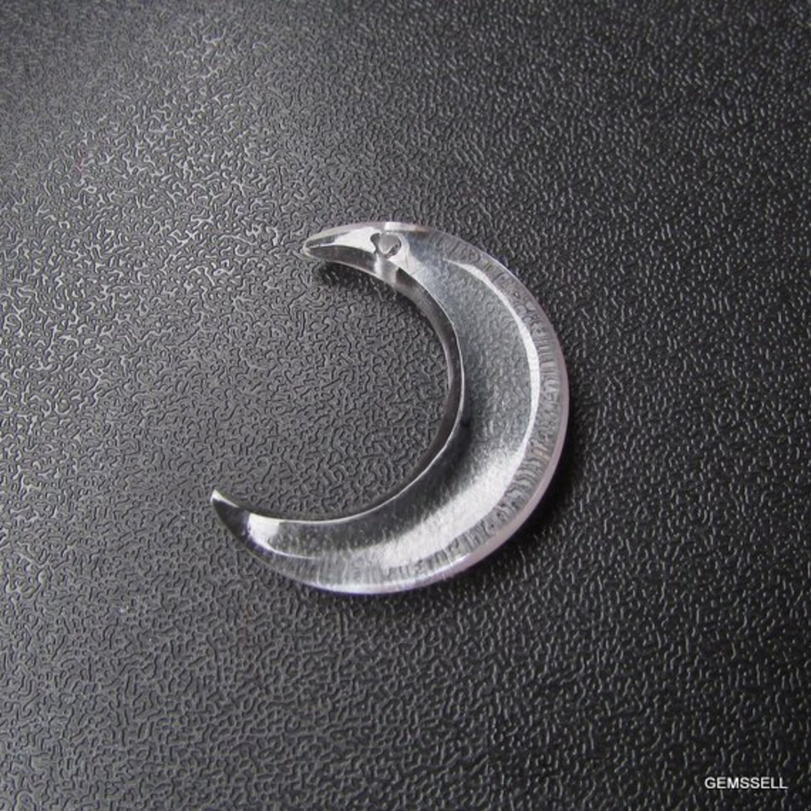 1 pieces 10x30mm Clear Quartz Crescent Shape Gemstone Front | Etsy