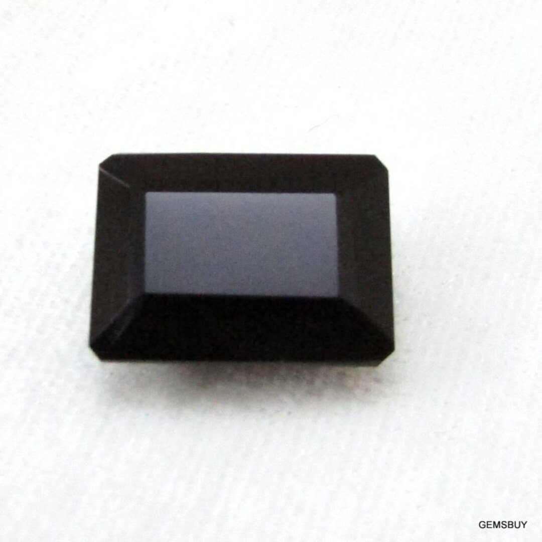 AAA Black Onyx Octagon Faceted Gemstone (15x20mm) - Etsy
