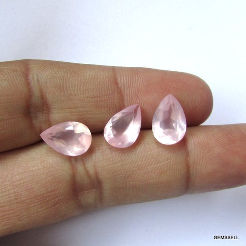 Faceted Rose Quartz - Etsy