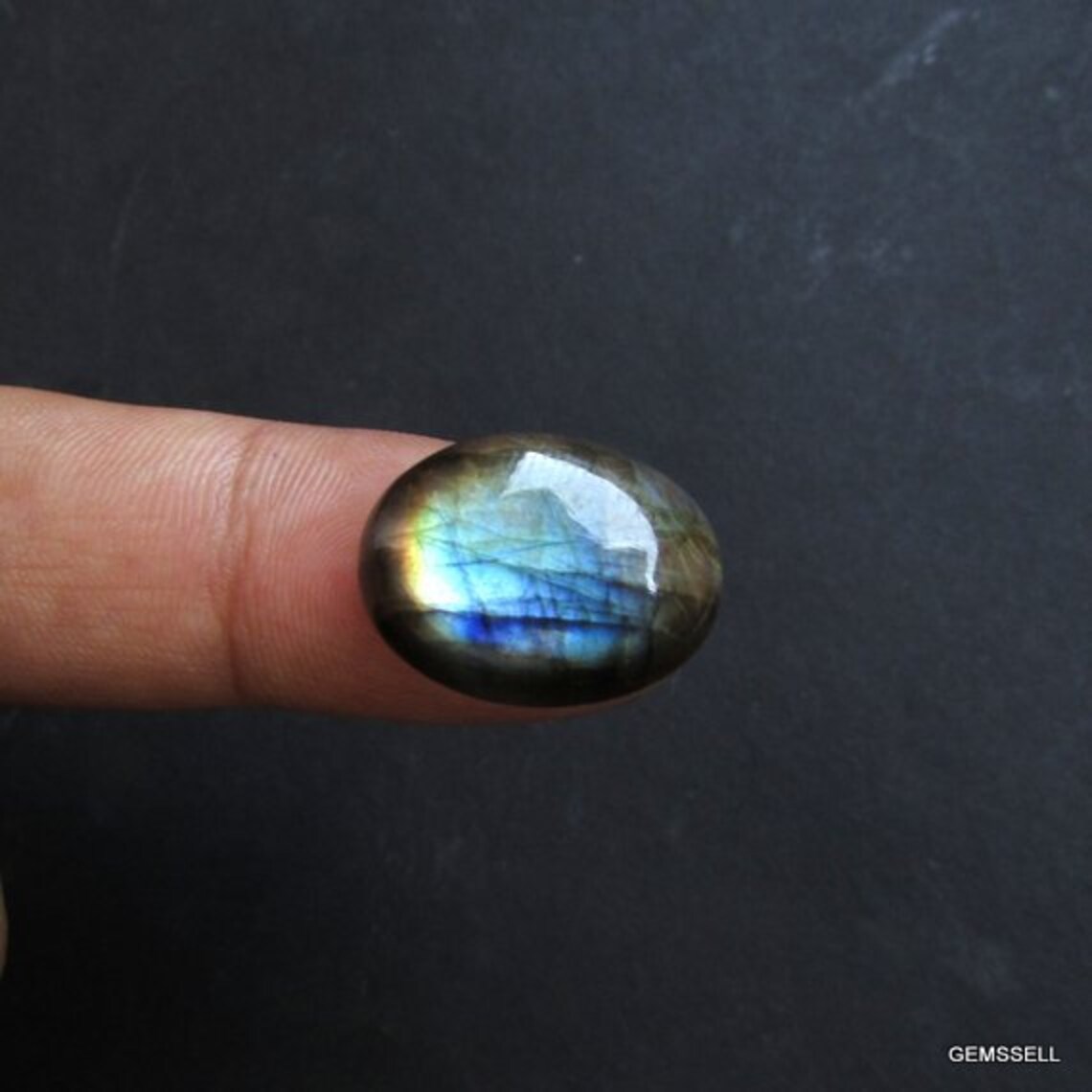 1 pieces 15x20mm Labradorite Cabochon Oval Loose Gemstone | Etsy