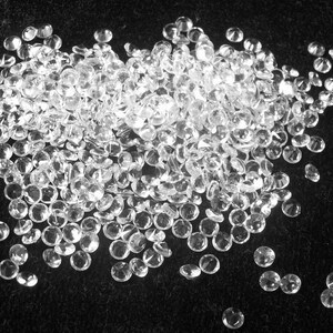 10 Pieces 3mm Crystal Quartz Faceted Round Gemstone, 3mm Clear Quartz ...
