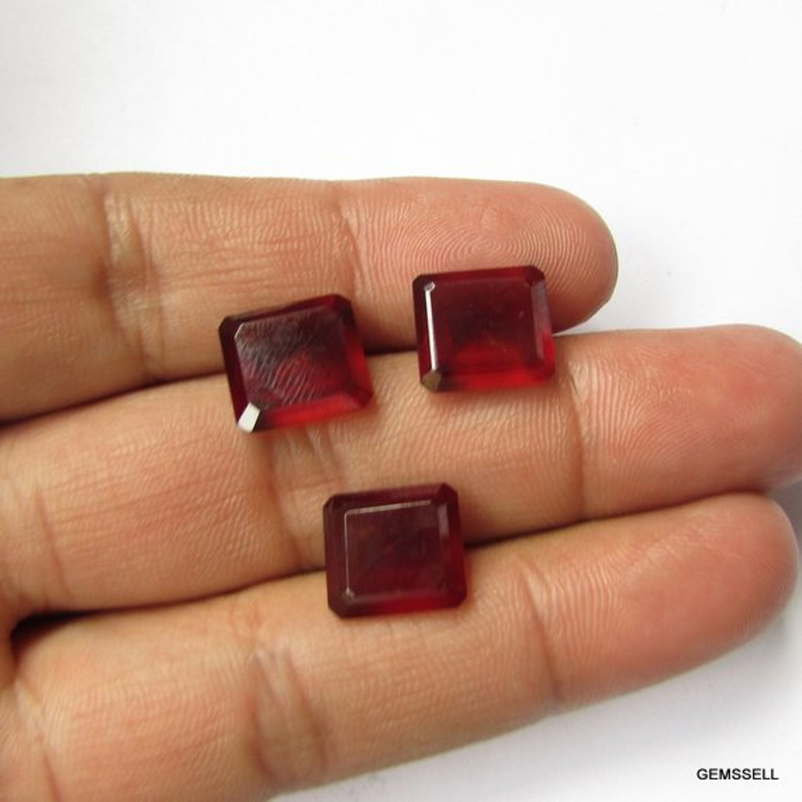 1 pieces 11x12mm Hessonite Garnet Faceted Octagon Gemstone | Etsy