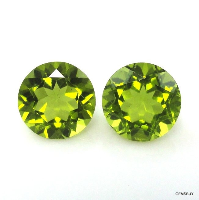 6mm Peridot Faceted Round Loose Gemstone Peridot Round - Etsy