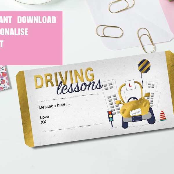 Driving Lessons Gift Voucher Template - 60+ Gift Ideas for 2025