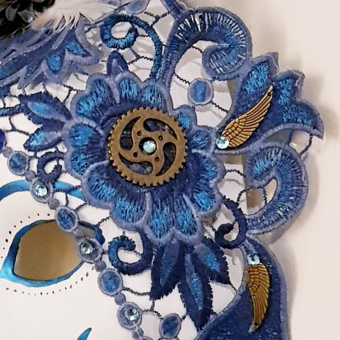 Air Elemental Dungeons and Dragons Warrior Fantasy Mask - Etsy Australia