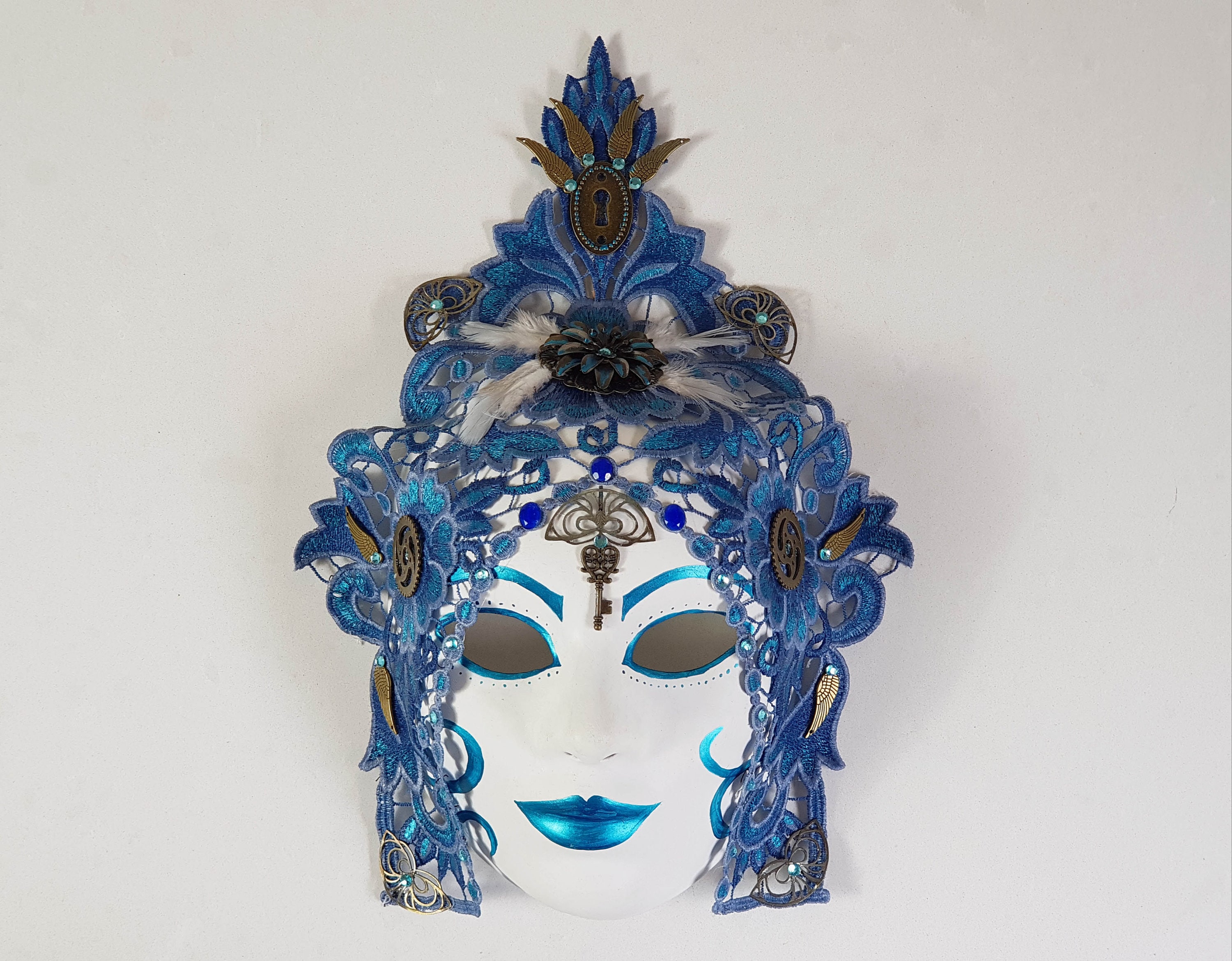 Air Elemental Dungeons and Dragons Warrior Fantasy Mask - Etsy