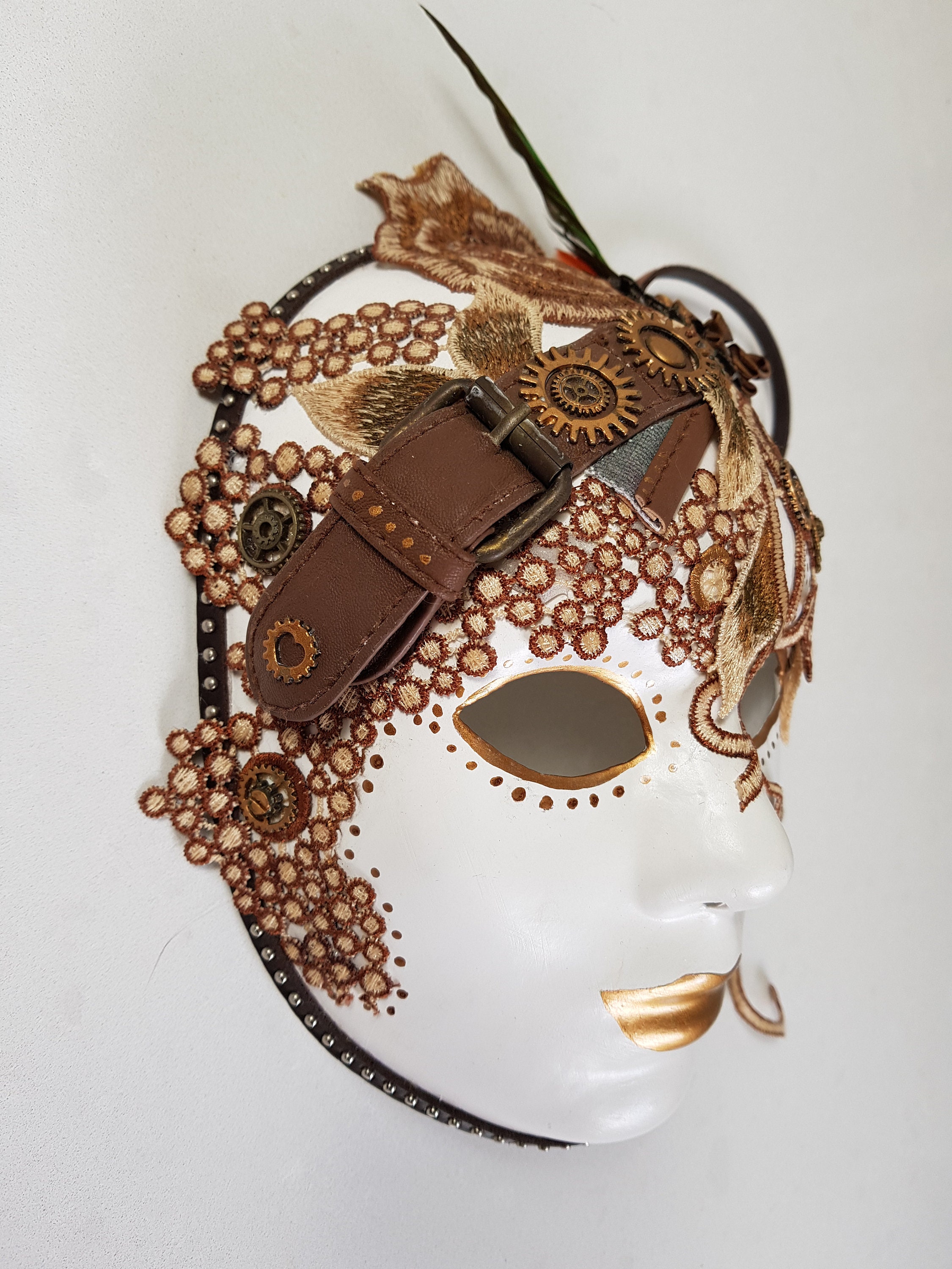 Druid Woodland Warrior Sprite Pixie Fantasy Mask - Etsy Australia