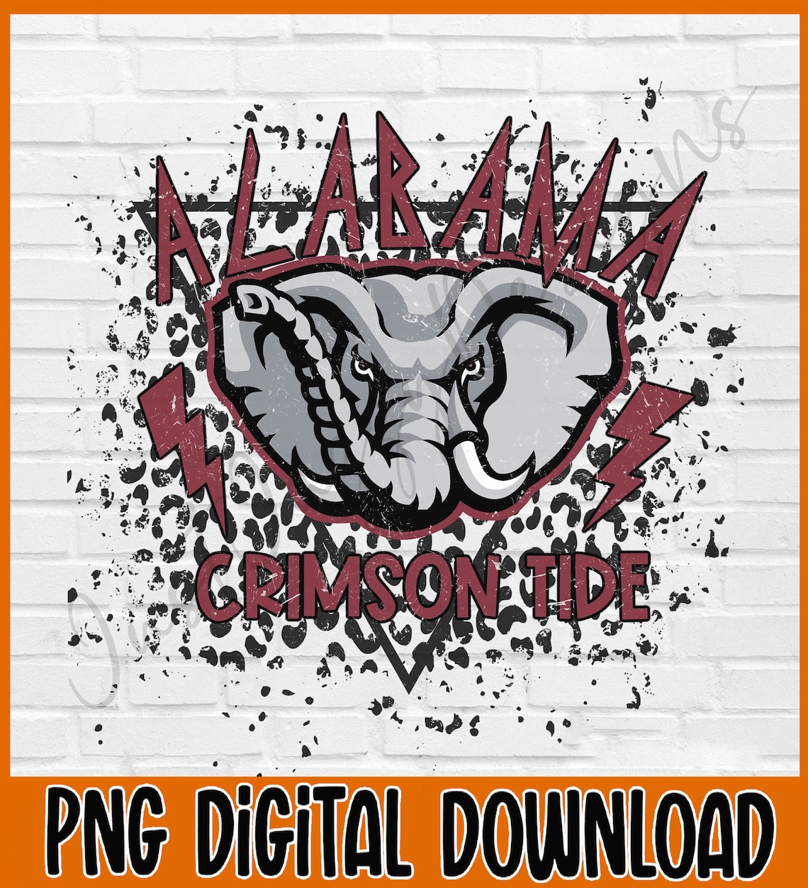 Alabama Football PNG Bama Design Instant Download Sublimation Design ...