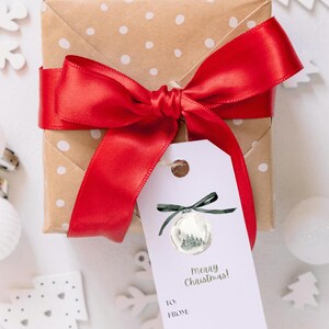 Christmas Gift Tag Printable | Red and Green Gift Tags | Classic ...