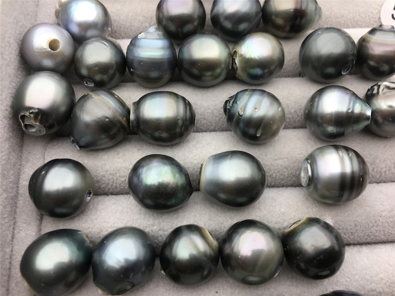 12-15mm Big Tahitian Sea Pearl ChokerLeather NecklacePearl | Etsy