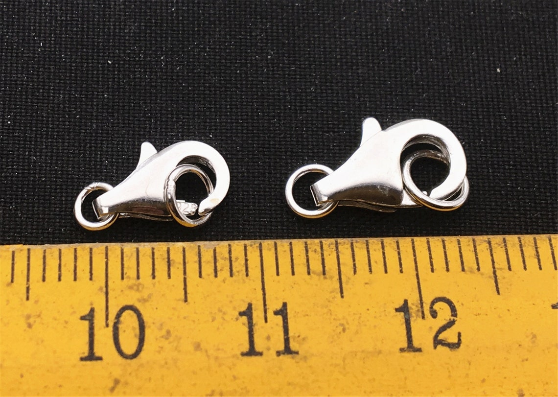 5pcs Sterling Silver Lobster Clasps, 925 Silver Lobster Clasps, Lobster ...