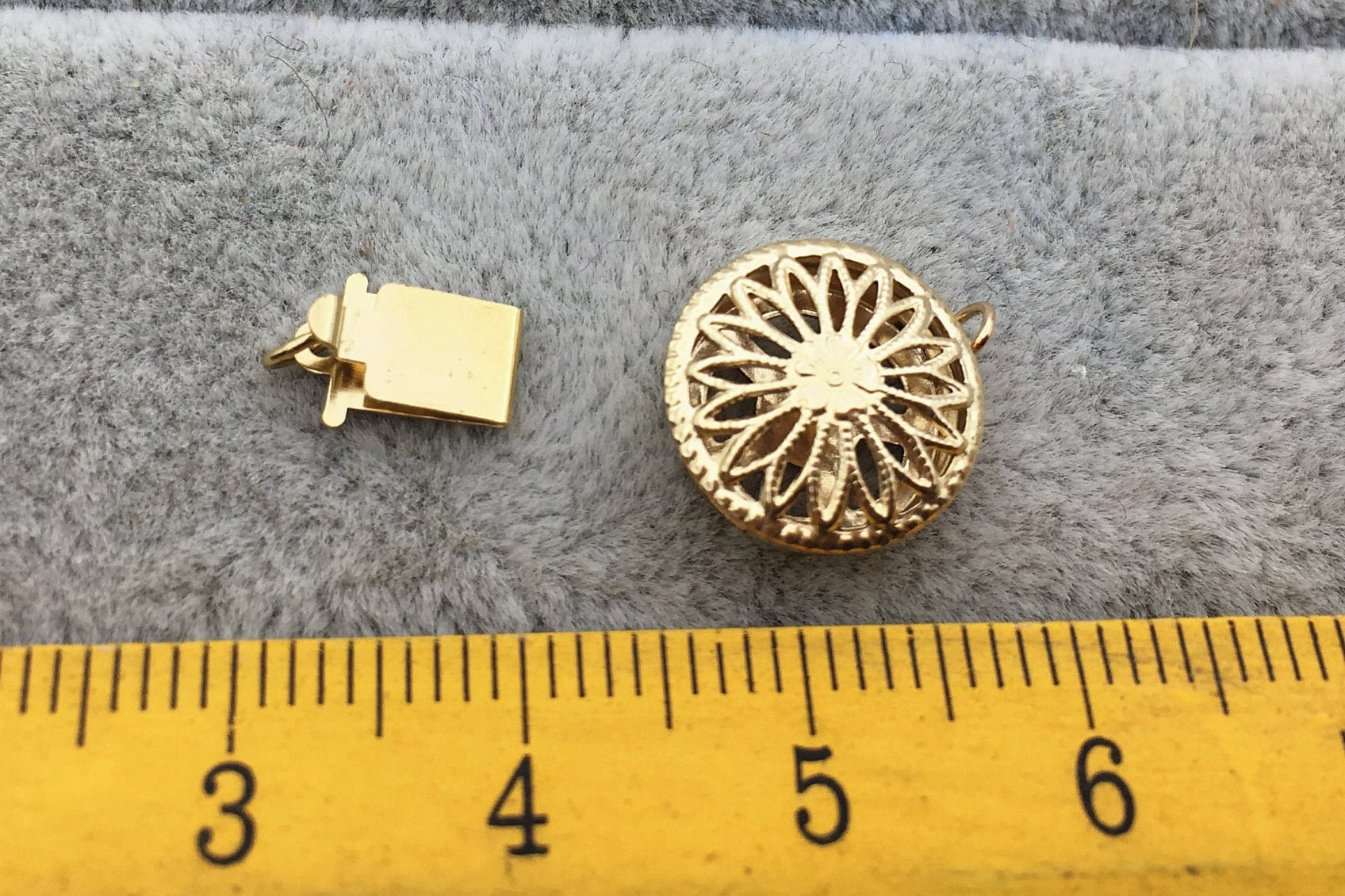 Pearl Clasp, 14k Gold Filled Round Filigree Clasp-12.5mm,wholesale ...