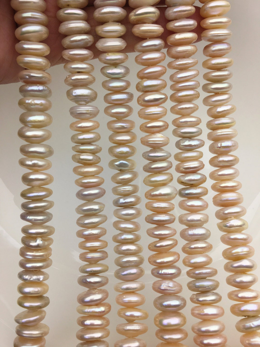 AA 11-12mm Pink Coin Freshwater Pearls,diy Bead,flat Round Pearl Bead ...