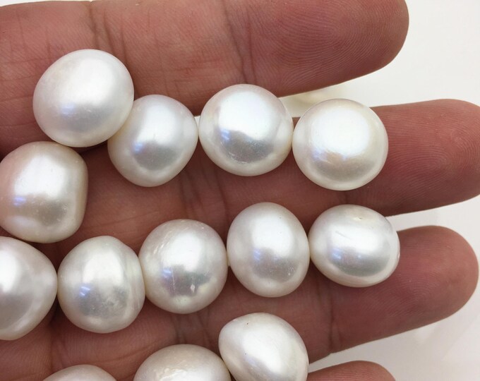 10pcs AA 14-15mm Huge Big Button Round Loose Pearls,no Hole,btn14-t1 - Etsy