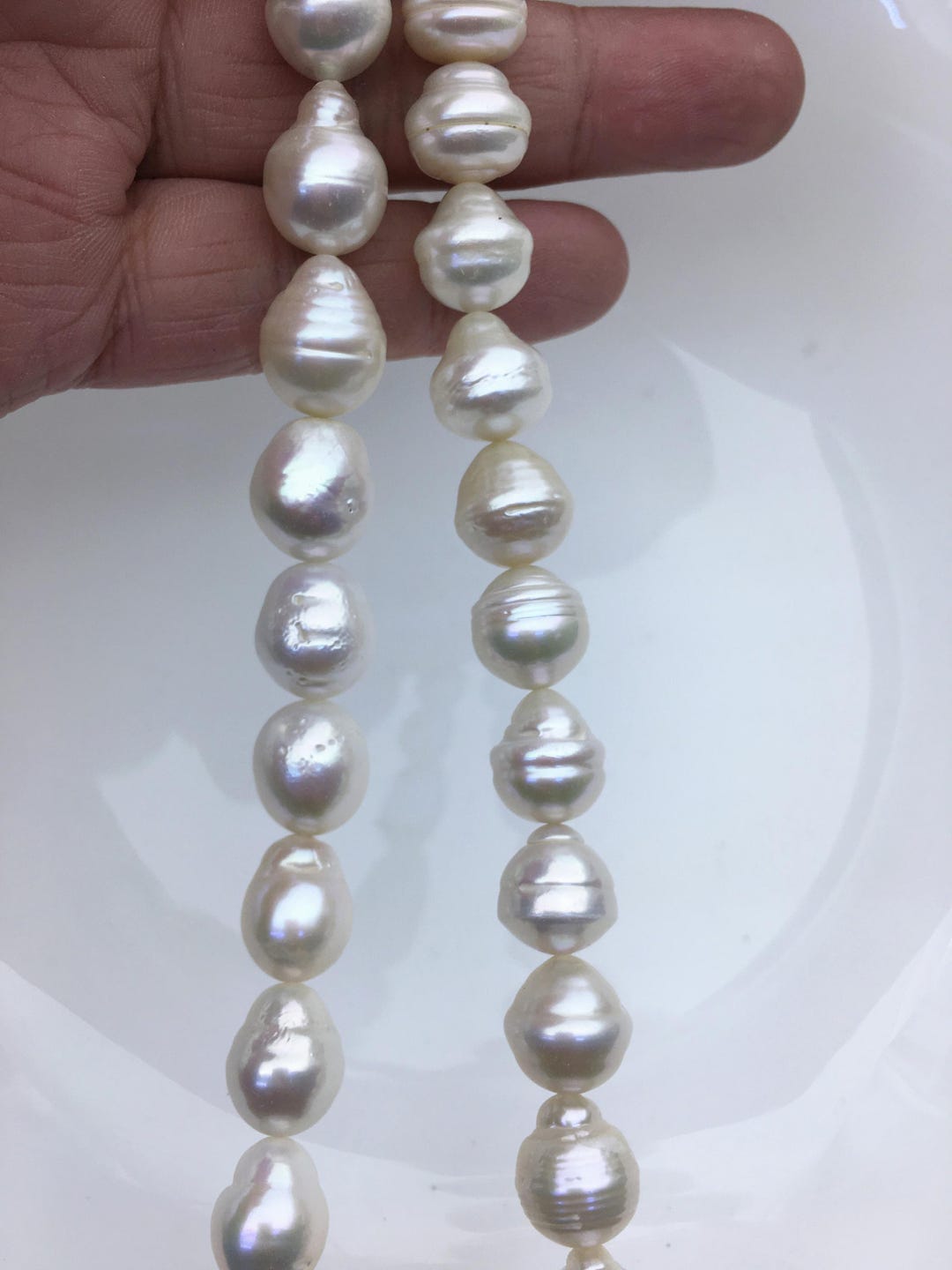AA+ 12-15mm White Drop Edison Freshwater Pearl,ed12-2a-5-60 - Etsy