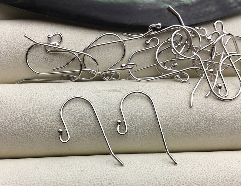 5 Pairs 11x20mm Sterling Silver White/yellow Dangle Hook, Sterling ...