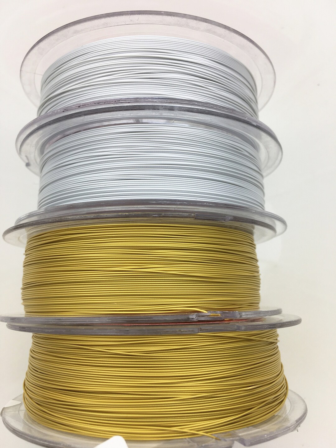 100meters High Quality 0.4mm Silver/gold Nylon Coated Stainless Steel ...