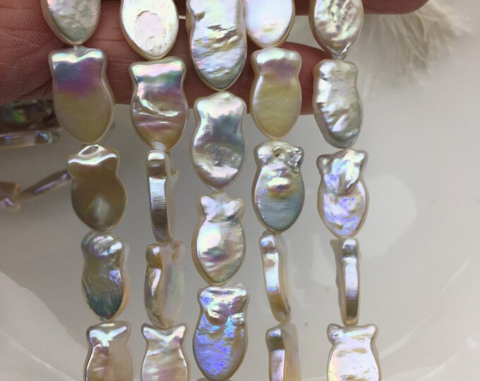 AA+ 10-12mm White Fish Shape Freshwater Pearls ,ZS-119-35 - Etsy