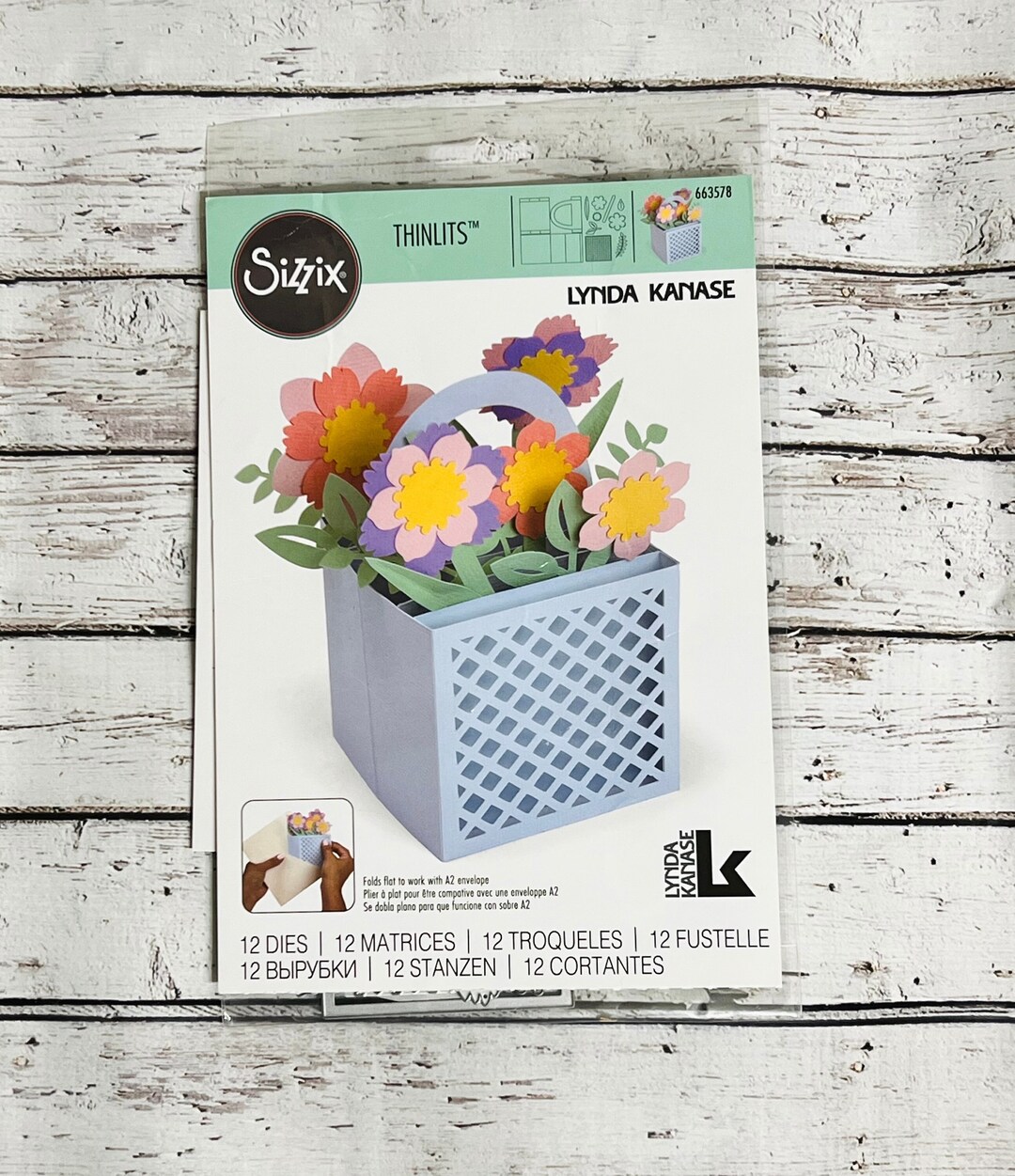 Sizzix Thinlits Die by Lynda Kanase Pop up Flowers in Box - Etsy