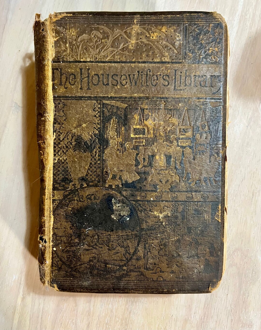 The Housewife’s Library Antique Book | 1885 | Household Management ...