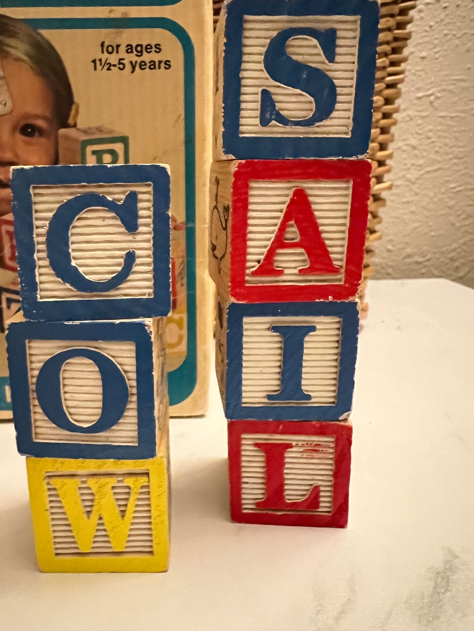 Vintage Wood Blocks | PLAYSKOOL Letter Wood Blocks 1978 | Playskool ...
