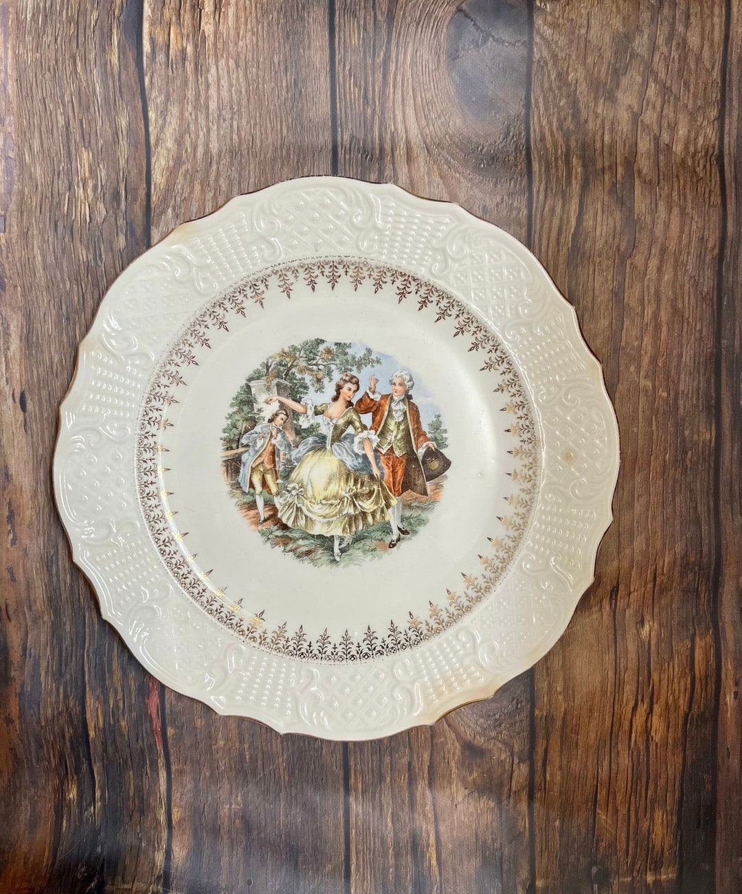 Washington Colonial China Plate | Washington Colonial Vintage Plate ...