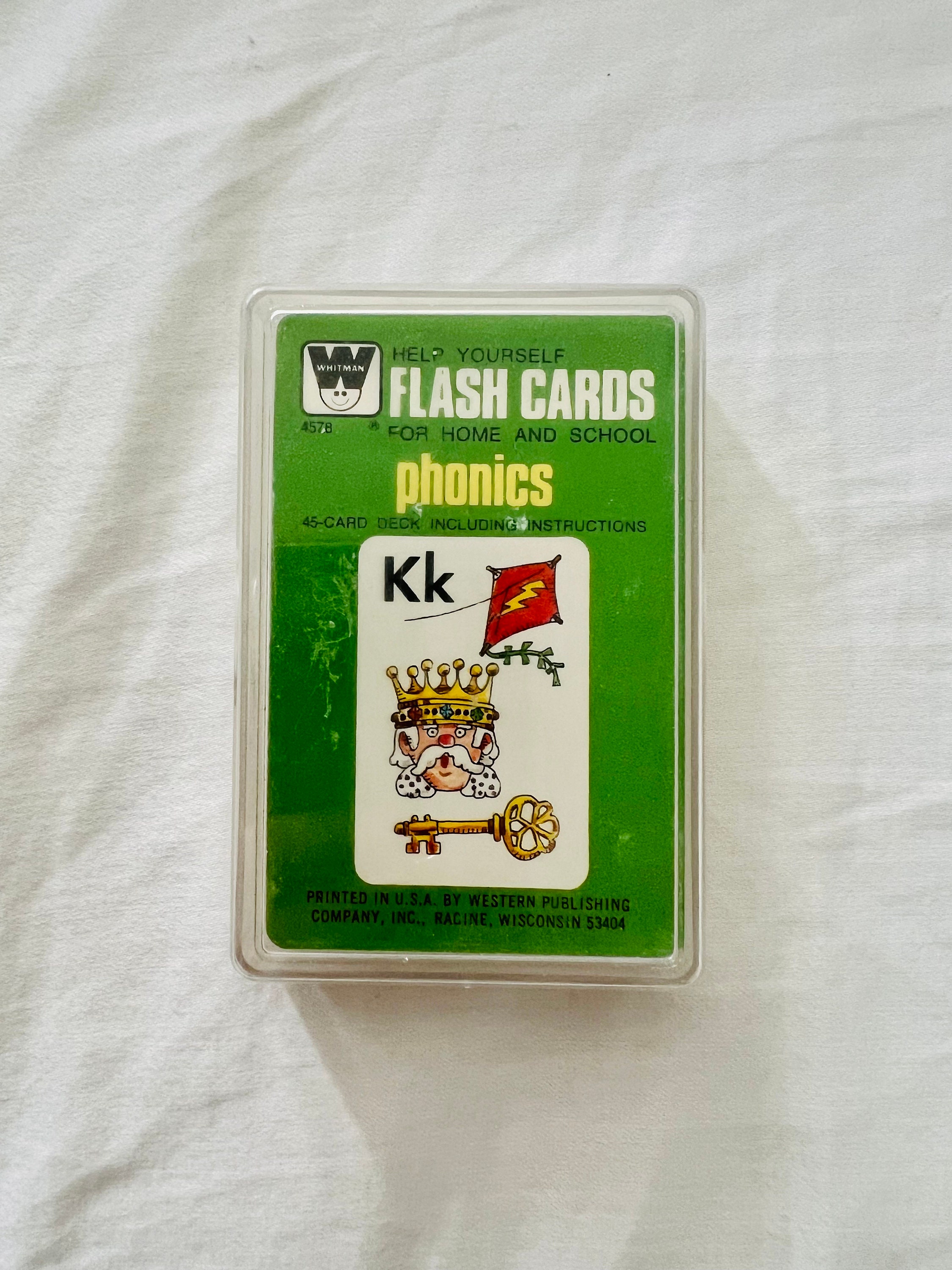 Whitman Flash Cards Vintage Visual Ed Flash Cards Vintage Flash Cards ...
