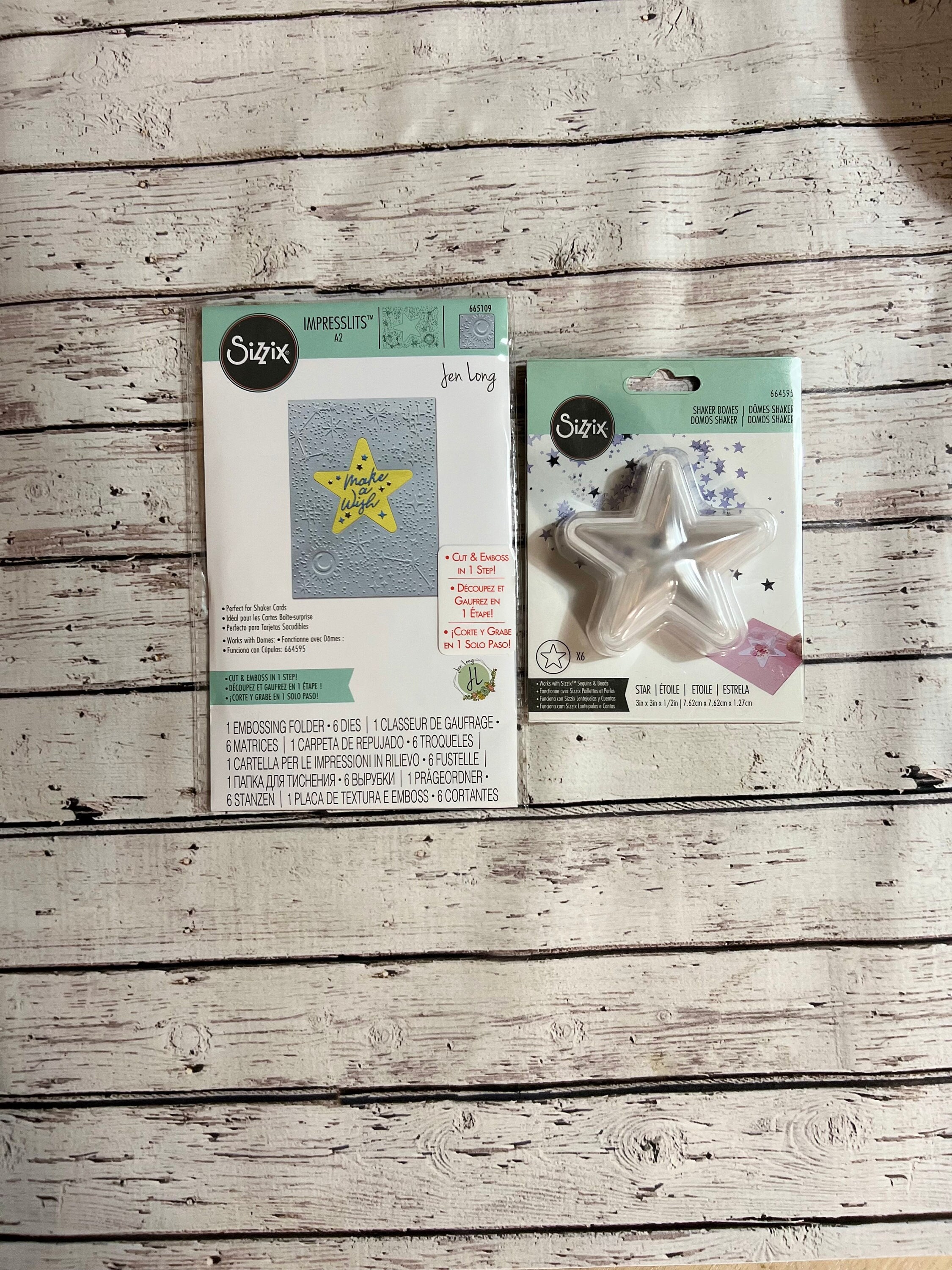 SIZZIX Impresslits A2 Celestial Jen Long Cut and Emboss - Etsy