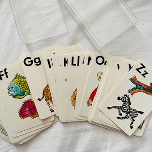 Whitman Flash Cards Vintage Visual Ed Flash Cards Vintage Flash Cards ...