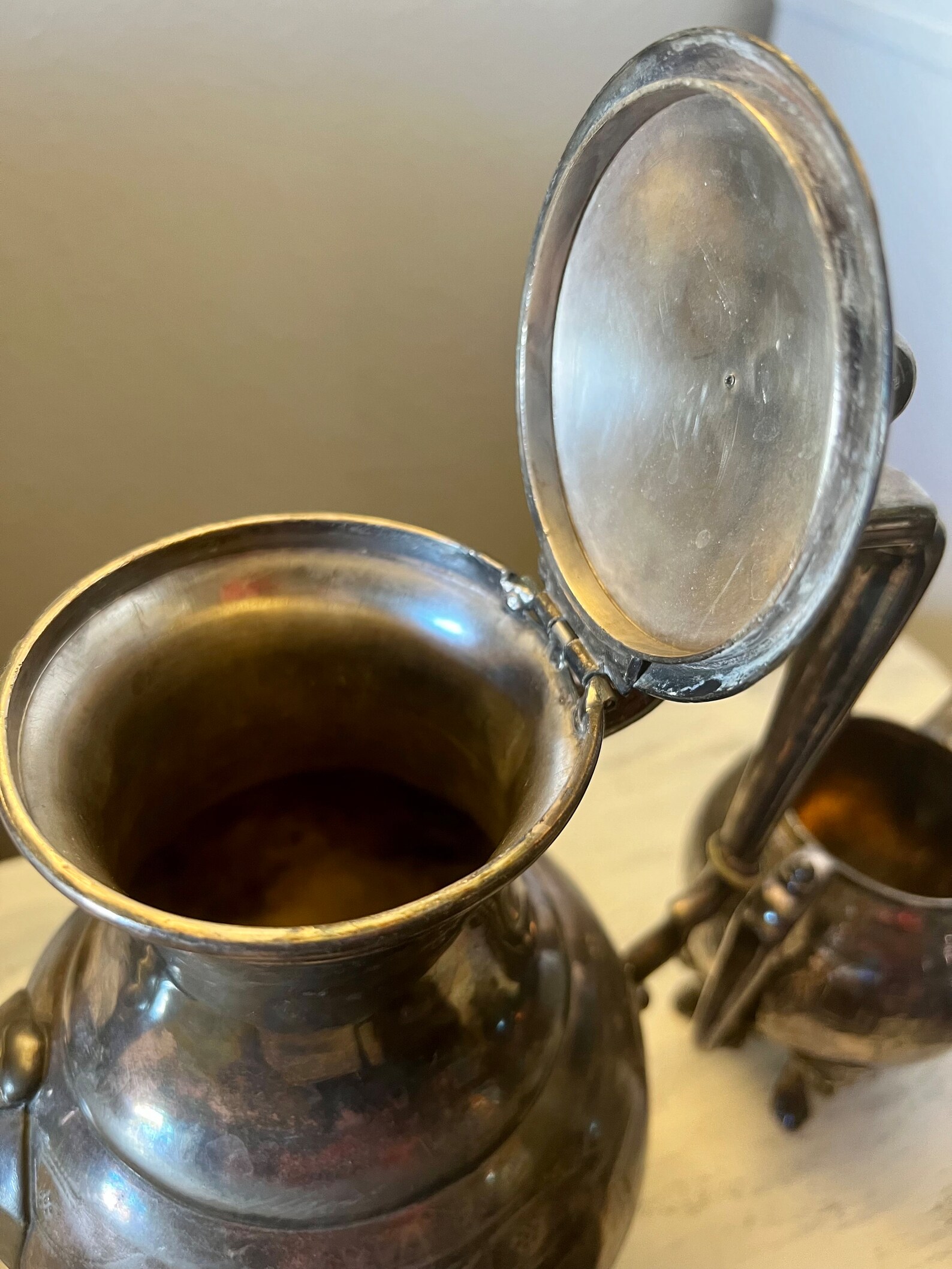 Antique Coffee Tea Set Silver Plated Vintage Tea Set 1800s Tea Set ...