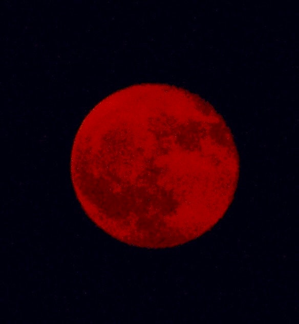 Blood Red June Moon - Etsy