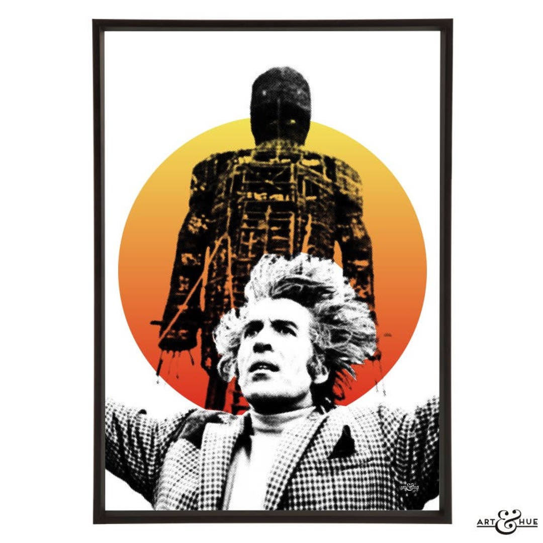 The Wicker Man Stylish Pop Art Print With Christopher Lee as Lord ...