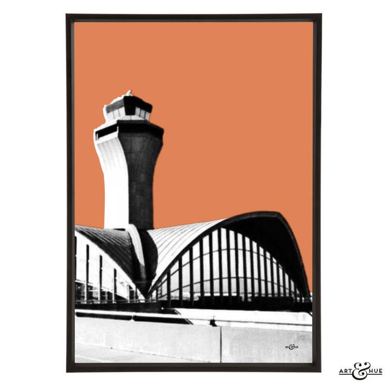 Retro Jet Set Air Travel Airport Group of Graphic Pop Art | Etsy
