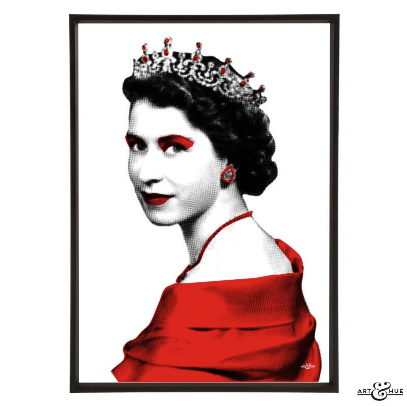 Queen Elizabeth II Pop Art Print - Etsy Canada