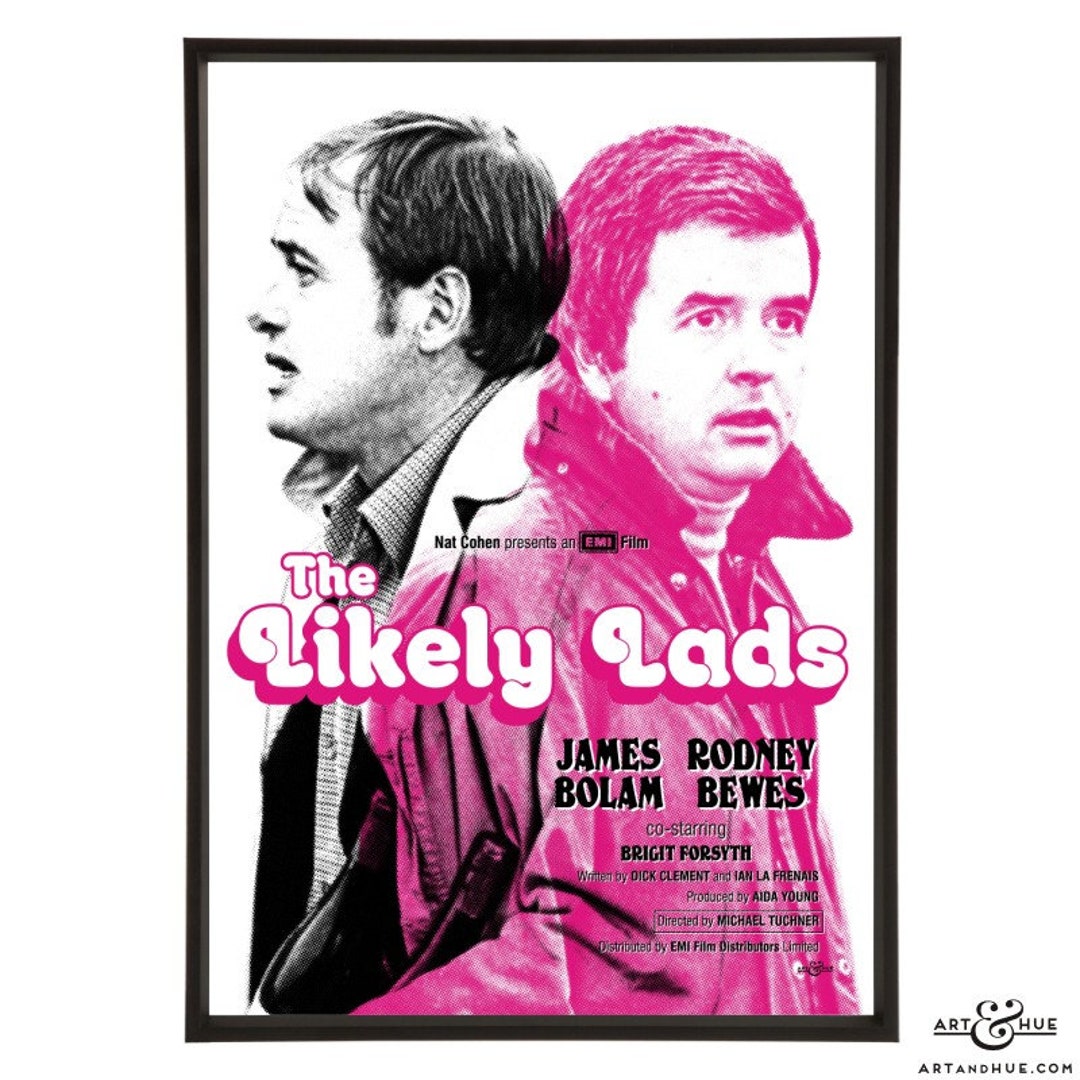 The Likely Lads Pop Art Print With James Bolam and Rodney Bewes, Part ...