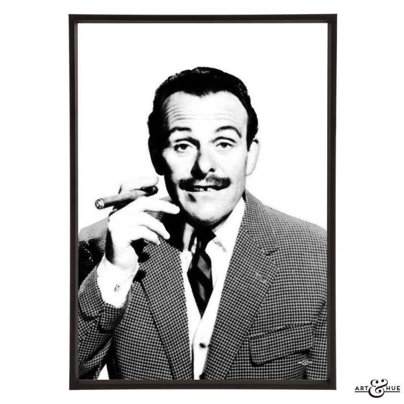 Pop Art Portrait of the Rakish Cad and Bounder Terry-thomas - Etsy UK